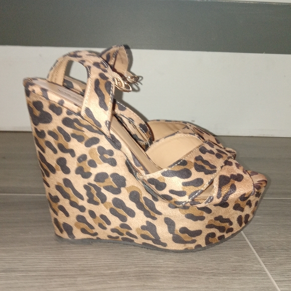 Xhilaration | Shoes | Leopard Print Wedges | Poshmark
